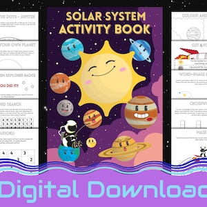 Outer Space Activity Book - Solar System, Educational Printable Files ...