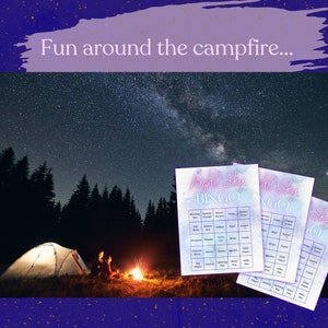 Night Sky Bingo, Campfire Games, Kids Games, Astronomy, Digital ...