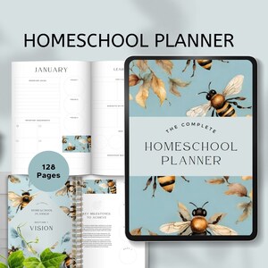 Homeschool Planner Printable Pdf Homeschool Digital Planner iPad ...