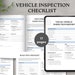 Vehicle Inspection Template Multi Point PDF Auto Printable Inspection ...