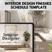 Interior Design Finish Schedule Template Fixtures for Interior Designer ...