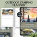 Kids Summer Camp Planner Camping Printable Outdoor Log Book Nature ...