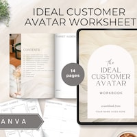 The Customer Avatar Worksheet, Client Profile, Persona, Ideal Target ...