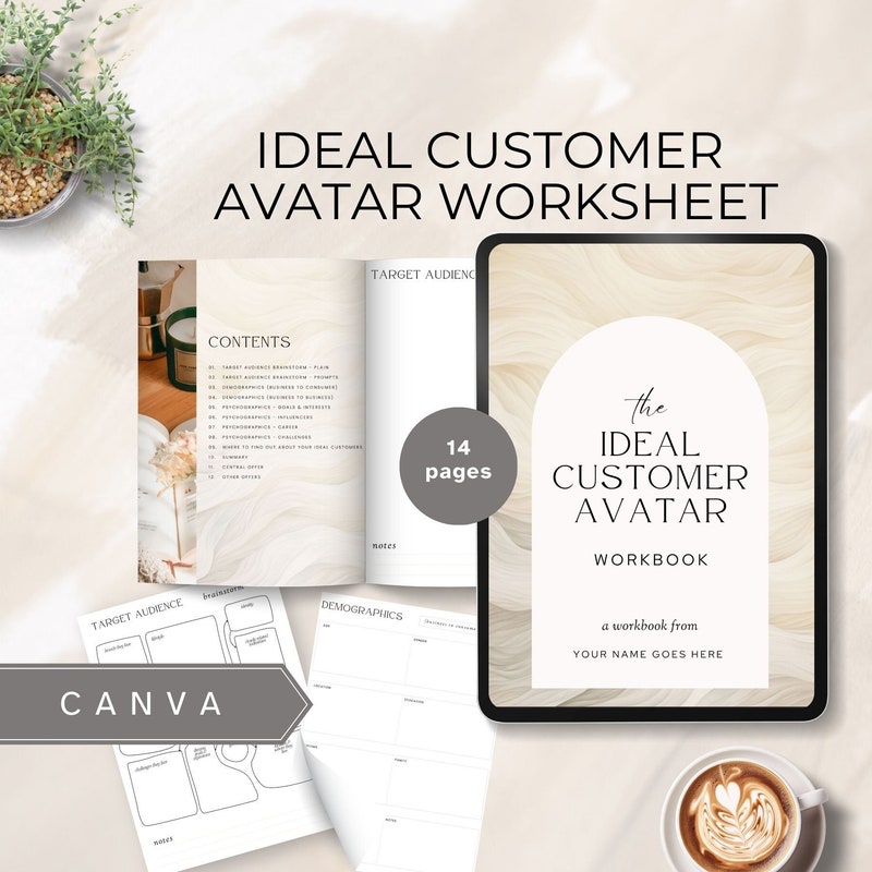 Client Avatar Template - Etsy UK