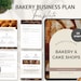 Bakery Business Plan Template for Small Bakeries Planner in Home Bakery ...