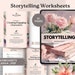 Storytelling Worksheet Novel Planner Writing Workbook Printable Author ...