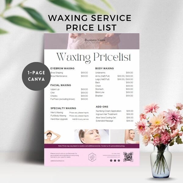 Waxing Templates - Etsy