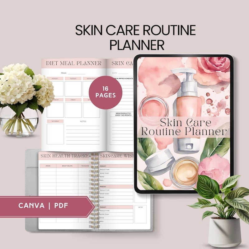 Skincare Journal - Etsy