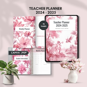 Teacher Planner 2024-2025 Pdf Teacher Weekly Lesson Planner 2024-2025 ...