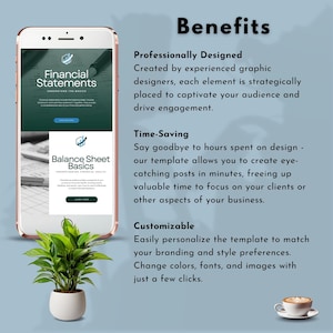 Accounting and Bookkeeping Social Media Templates Tax Accountant Social ...