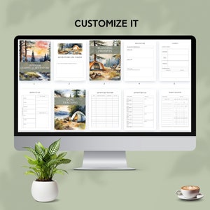 Kids Summer Camp Planner Camping Printable Outdoor Log Book Nature ...