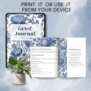 Grief Journal for Teens Grief and Loss Therapy Worksheets Teenager ...