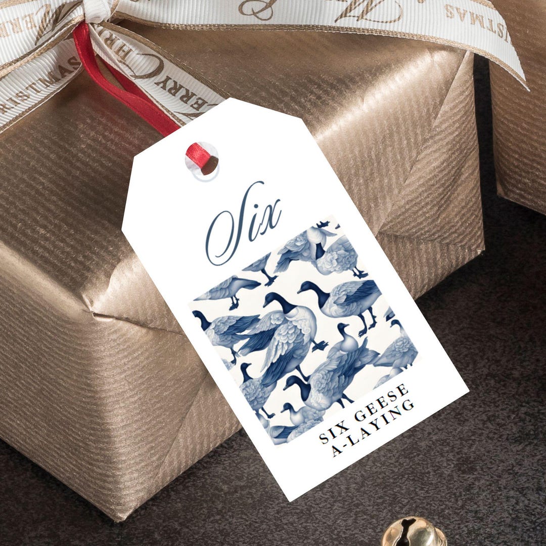 12 Days of Christmas Gift Tags Twelve Days Christmas Card Printable ...