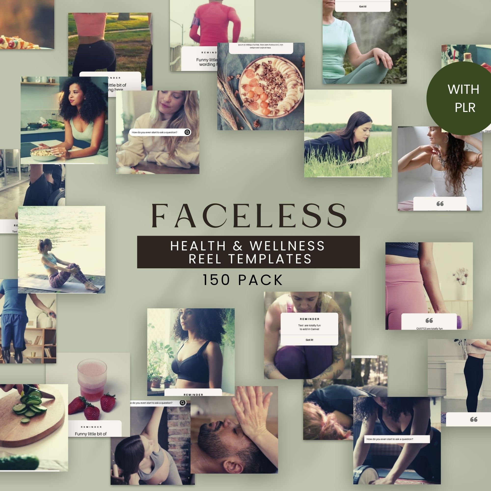 Faceless Digital Marketing Video Reels Plr Instagram Reel Health Done ...