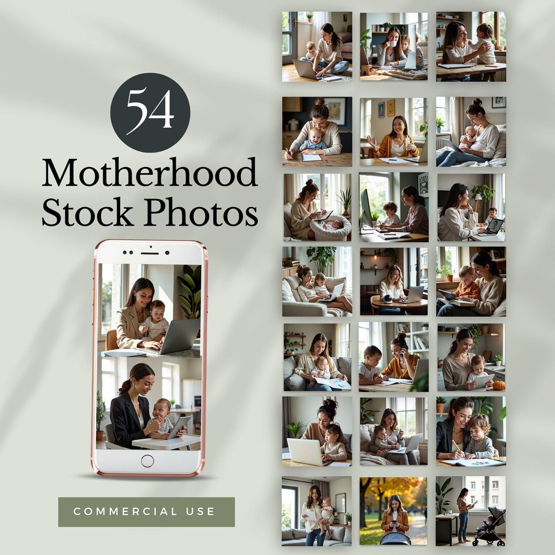 Motherhood Stock Photos Aesthetic Mom Images Faceless Digital Marketing Mama and Baby ...