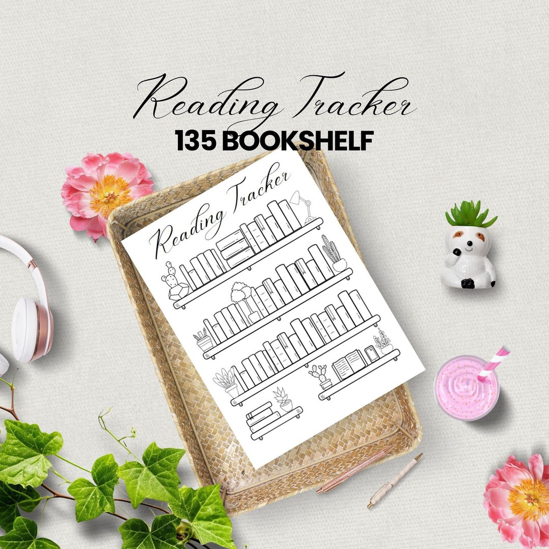 Book Shelf Reading Tracker Printable Pages for Kid Reading Tracker ...