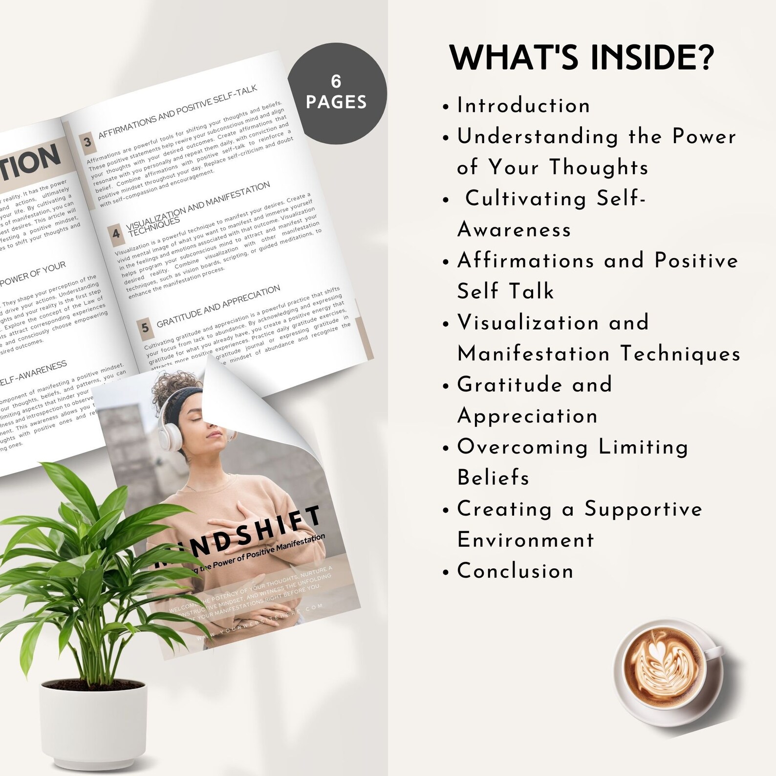 Manifest Lead Magnet Manifestation Freebie Guide Manifesting Canva ...