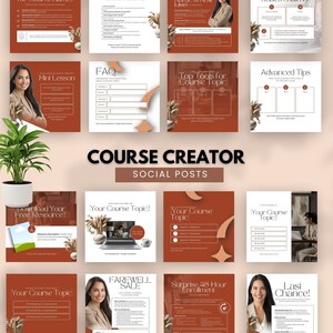 Course Creator Social Media Posts Online Course Instagram Marketing ...
