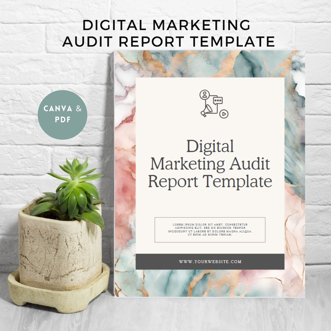 Digital Marketing Audit Report Template Marketing Audit Checklist ...