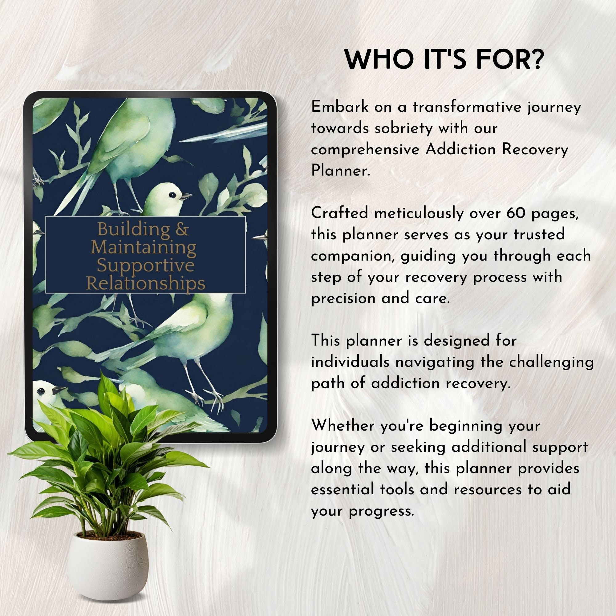 Addiction Recovery Planner Relapse Prevention Plan Worksheet for ...