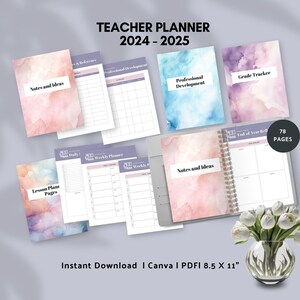 Teacher Planner 2024-2025 Templates Teacher Planner 2024-2025 Pdf ...