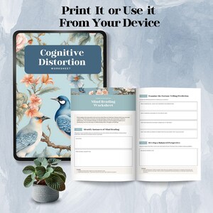 Cognitive Distortion Worksheets Cbt Cognitive Behavioural Therapy ...