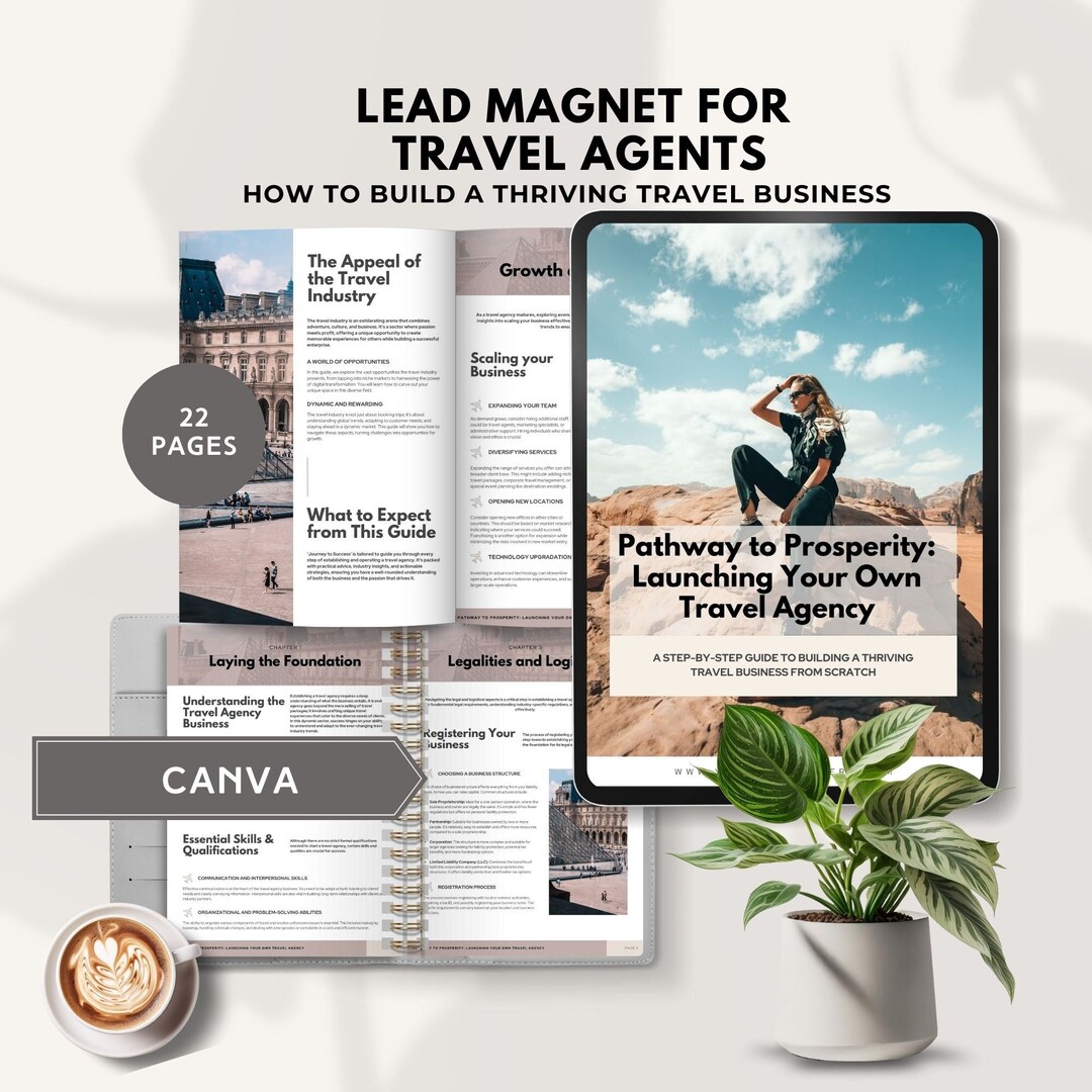 Travel Agent Lead Magnet for Travel Agent Ebook Guide for Trip ...