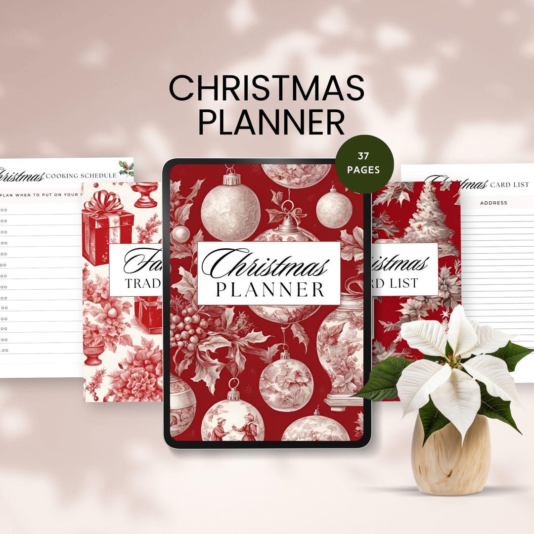 The Ultimate Christmas Planner Template Xmas Checklist Printable ...