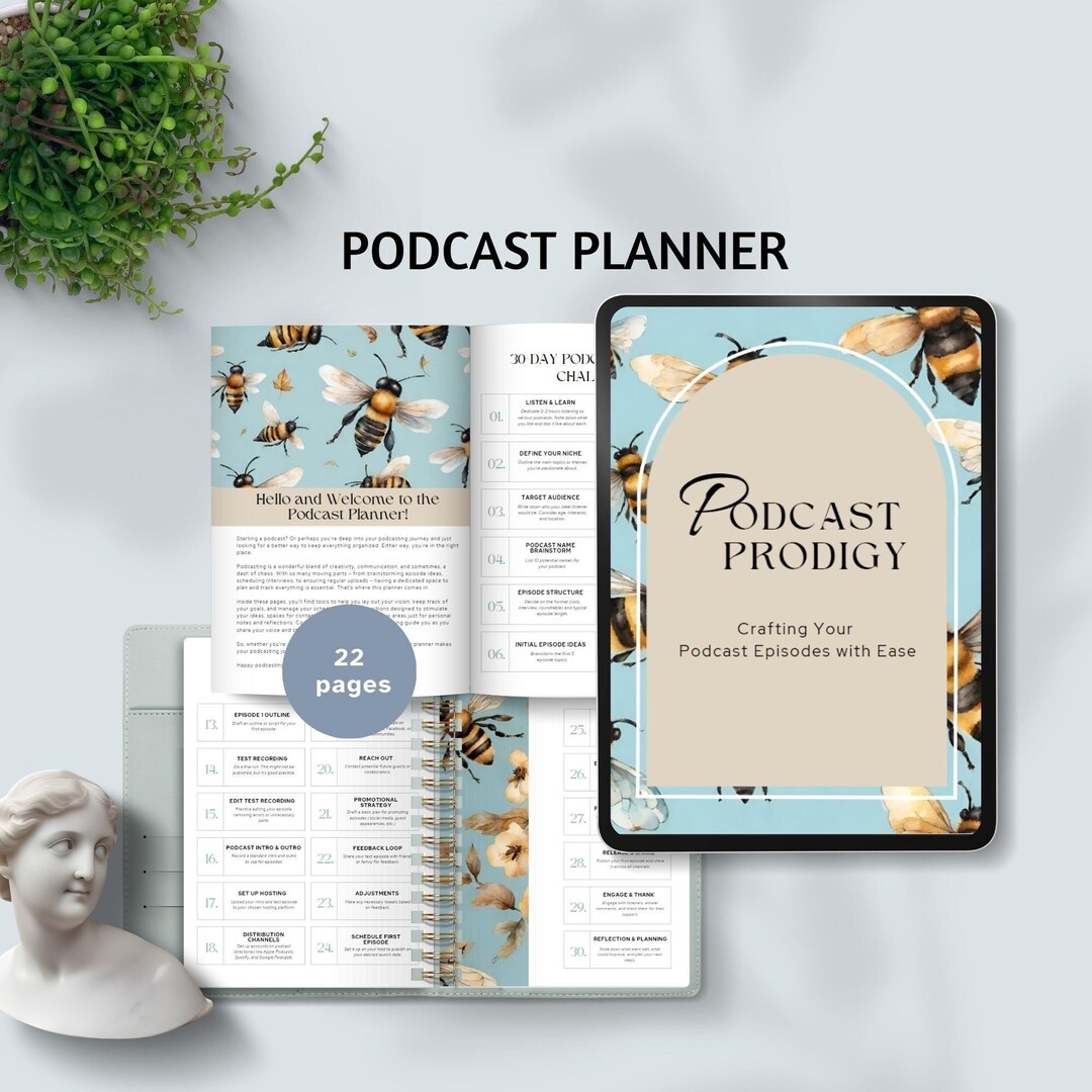 Podcast Planner Printable Podcast Launch Planner Printable Podcast ...