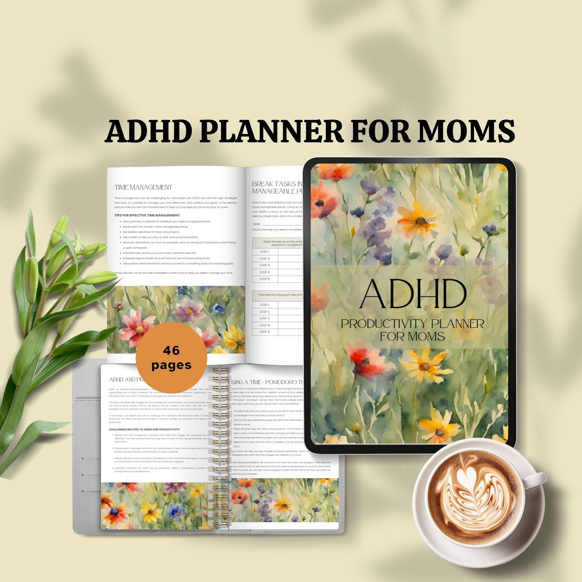 Adhd Mom Planner Printable Adhd Planner for Moms With Adhd - Etsy