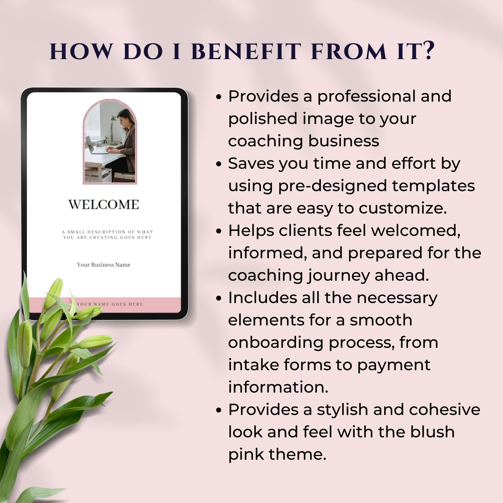 Coaching Client Welcome Packet Coaching Client Agreement - Etsy