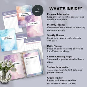 Teacher Planner 2024-2025 Templates Teacher Planner 2024-2025 Pdf ...