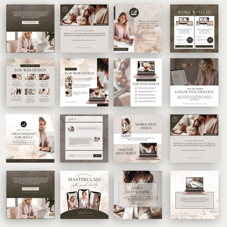 Social Media Post for Web Designer Instagram Website Designer Social ...