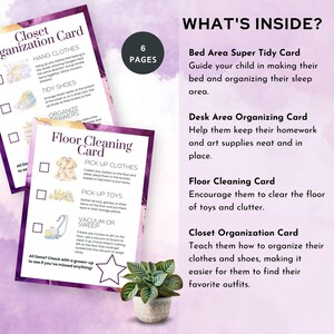 Kids Room Cleaning Checklist Family Organization Printable Kids Chore ...