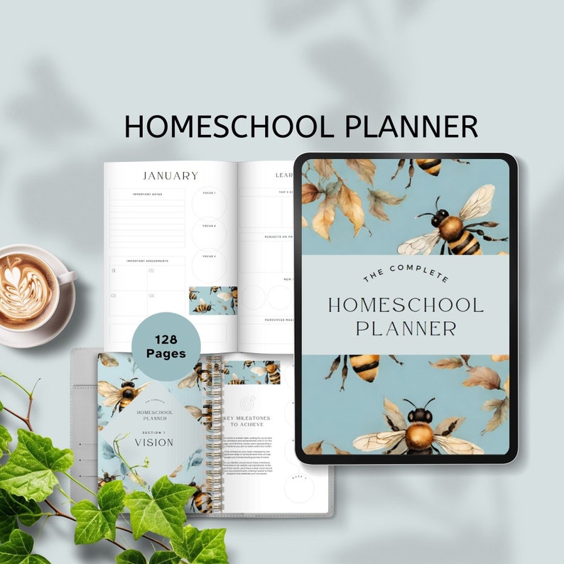 Homeschool Planner Printable Pdf Homeschool Digital Planner iPad ...