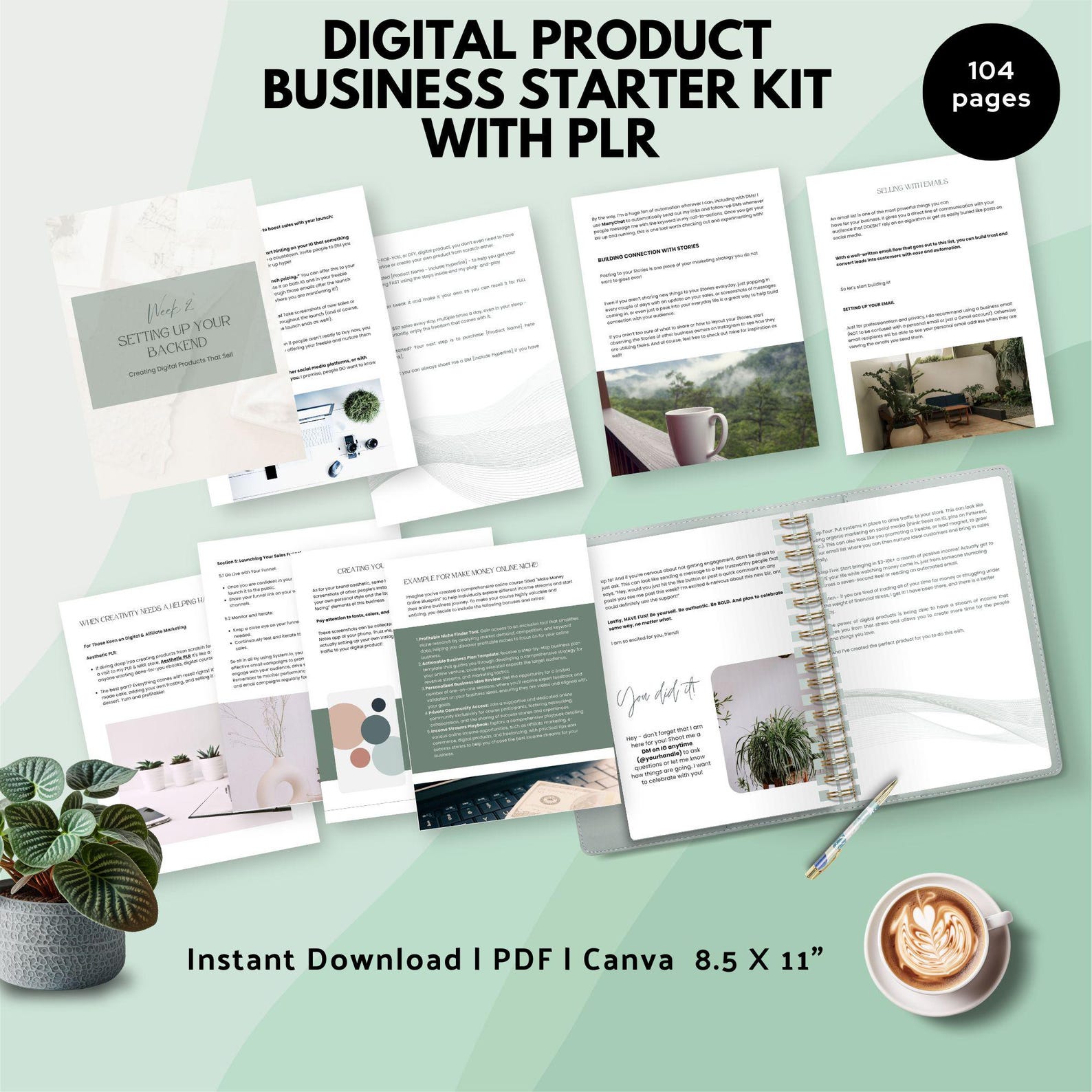 Digital Product Business Starter Kit Plr Digital Product Starter Guide ...