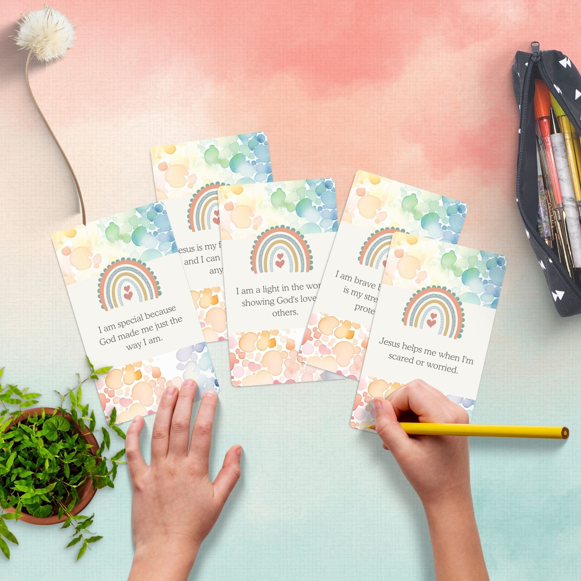 Christian Affirmations for Kids Motivational Christian Faith ...