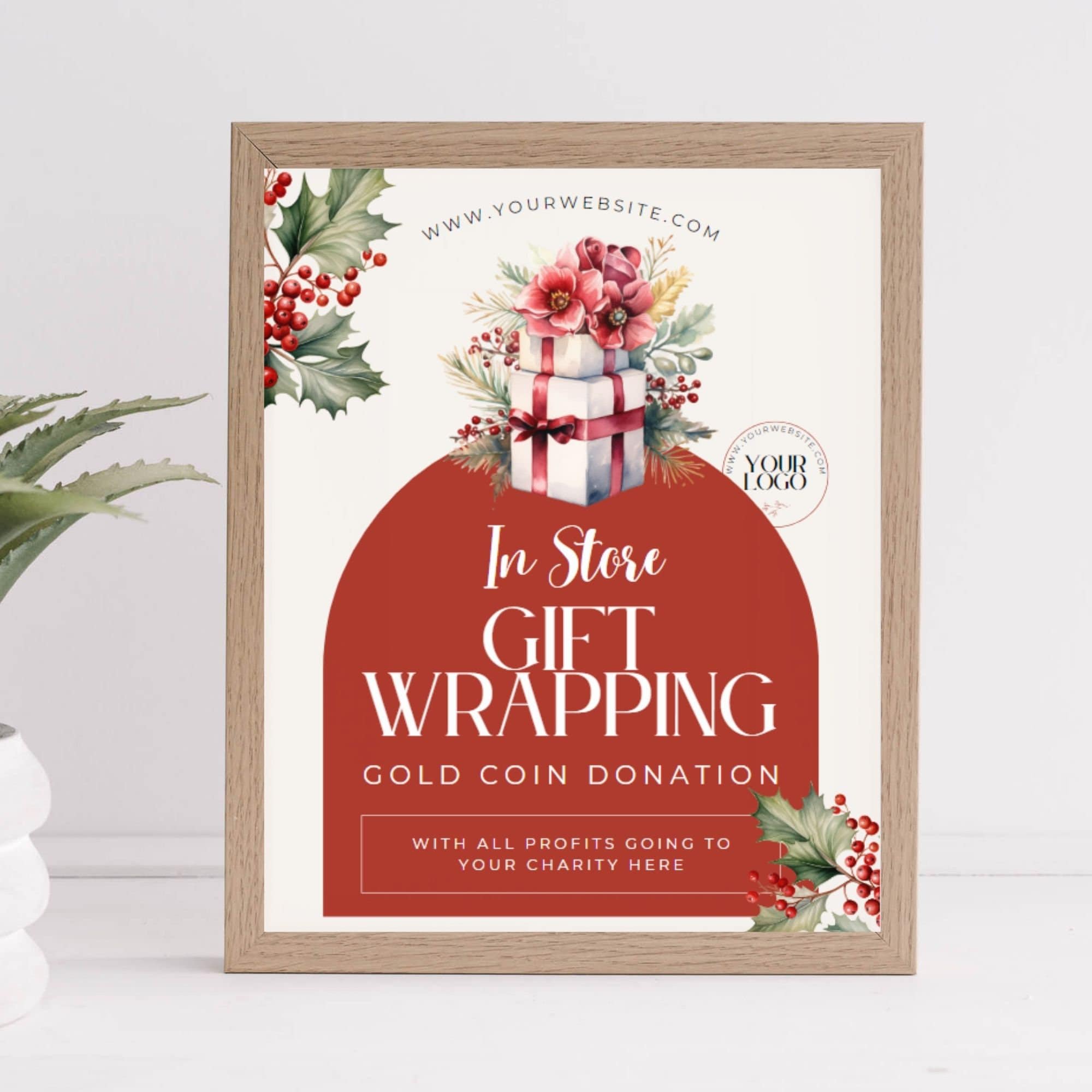 Holiday Store Hours Template Christmas Business Hours Sign - Etsy UK