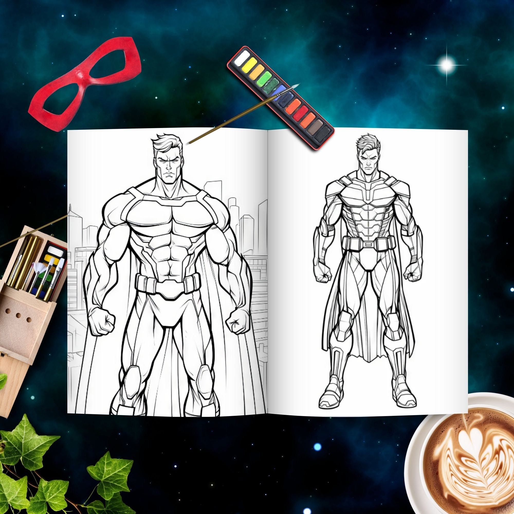 Heroes Coloring Pages Hero Coloring Sheet for Kids Coloring - Etsy
