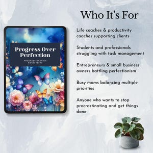 Procrastination Worksheet for ADHD Time Management Therapy Resource ...