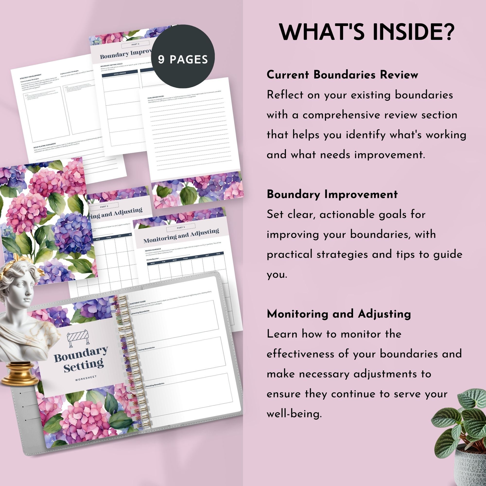 Boundary Setting Worksheet Setting Healthy Boundaries Workbook for ...