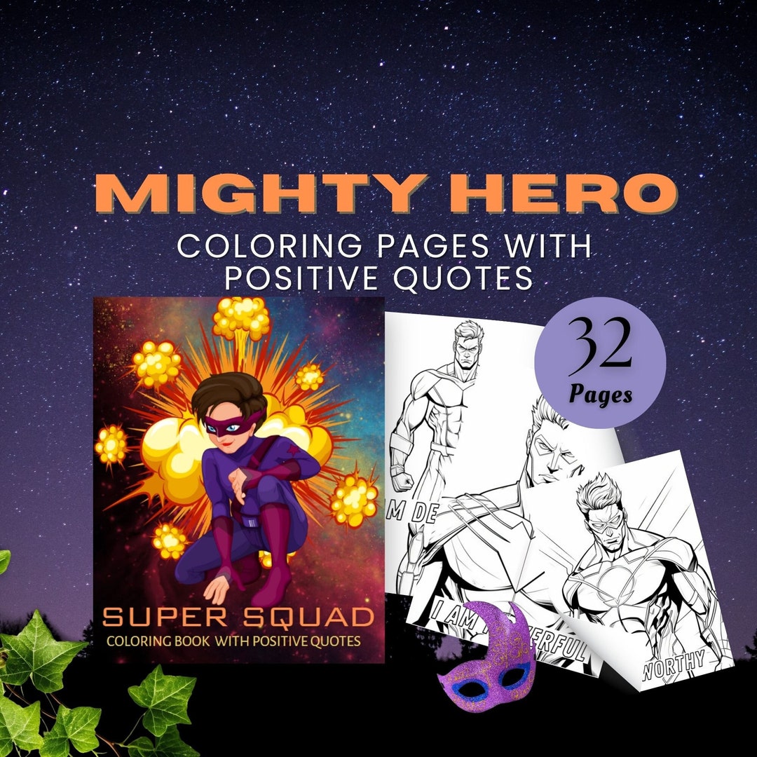 Heroes Coloring Pages Hero Coloring Sheet for Kid Coloring Book Comic ...