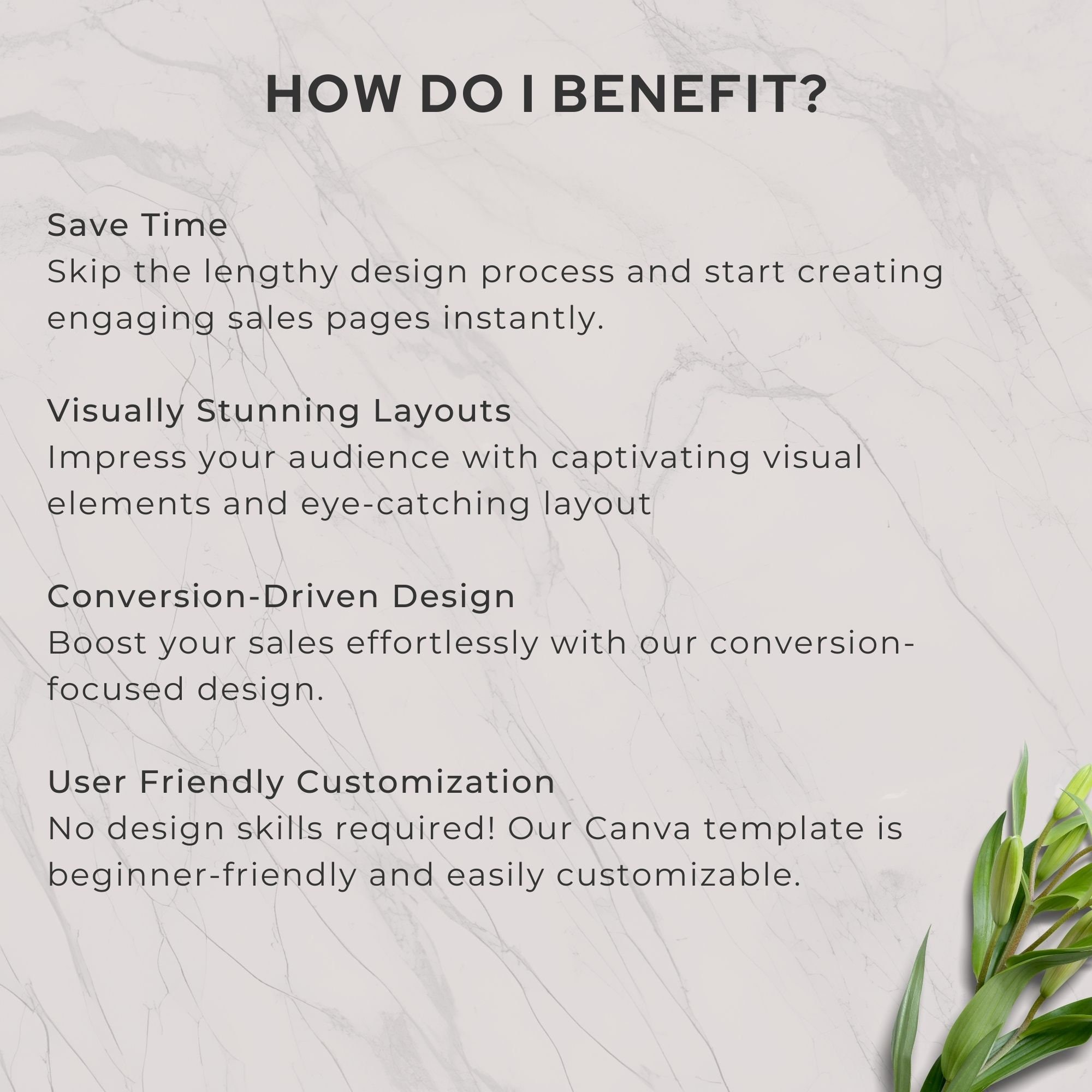 Digital Product Sales Page Template Canva Sales Page Website Digital ...
