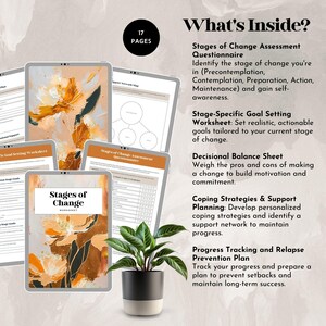 Stages of Change Worksheet Motivation Interview Behavior Modification ...