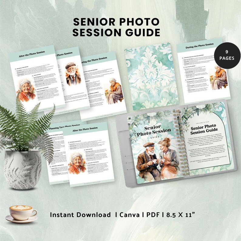 Senior Photo Session Guide Elderly Photo Shoot Session Preparation ...