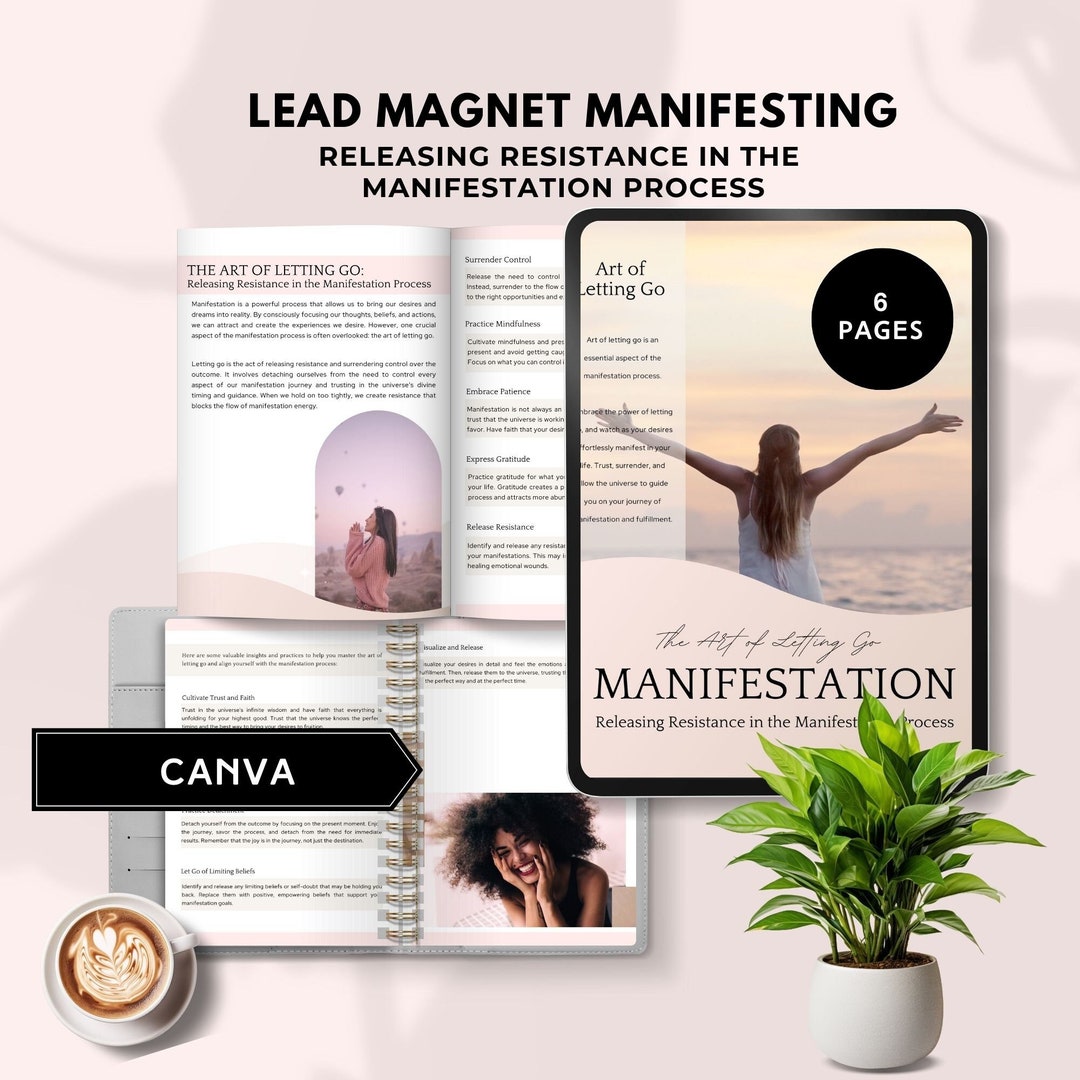 Lead Magnet Manifesting Law of Attraction Manifestation Freebie Guide ...