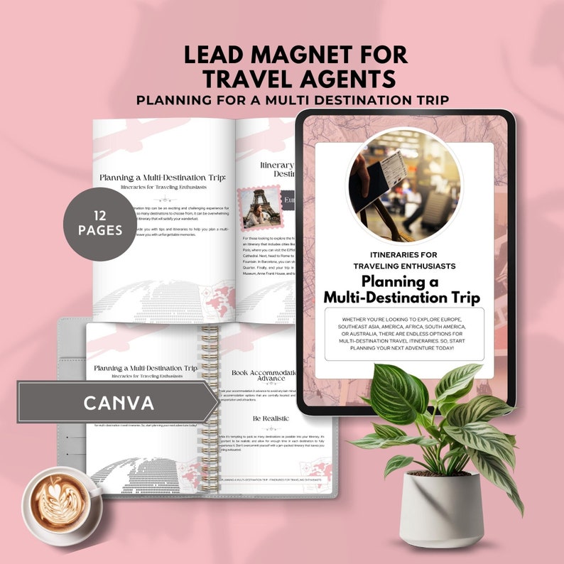 Lead Magnets for Travel Agents Lead Magnet Travel Eboook Guide Freebie ...