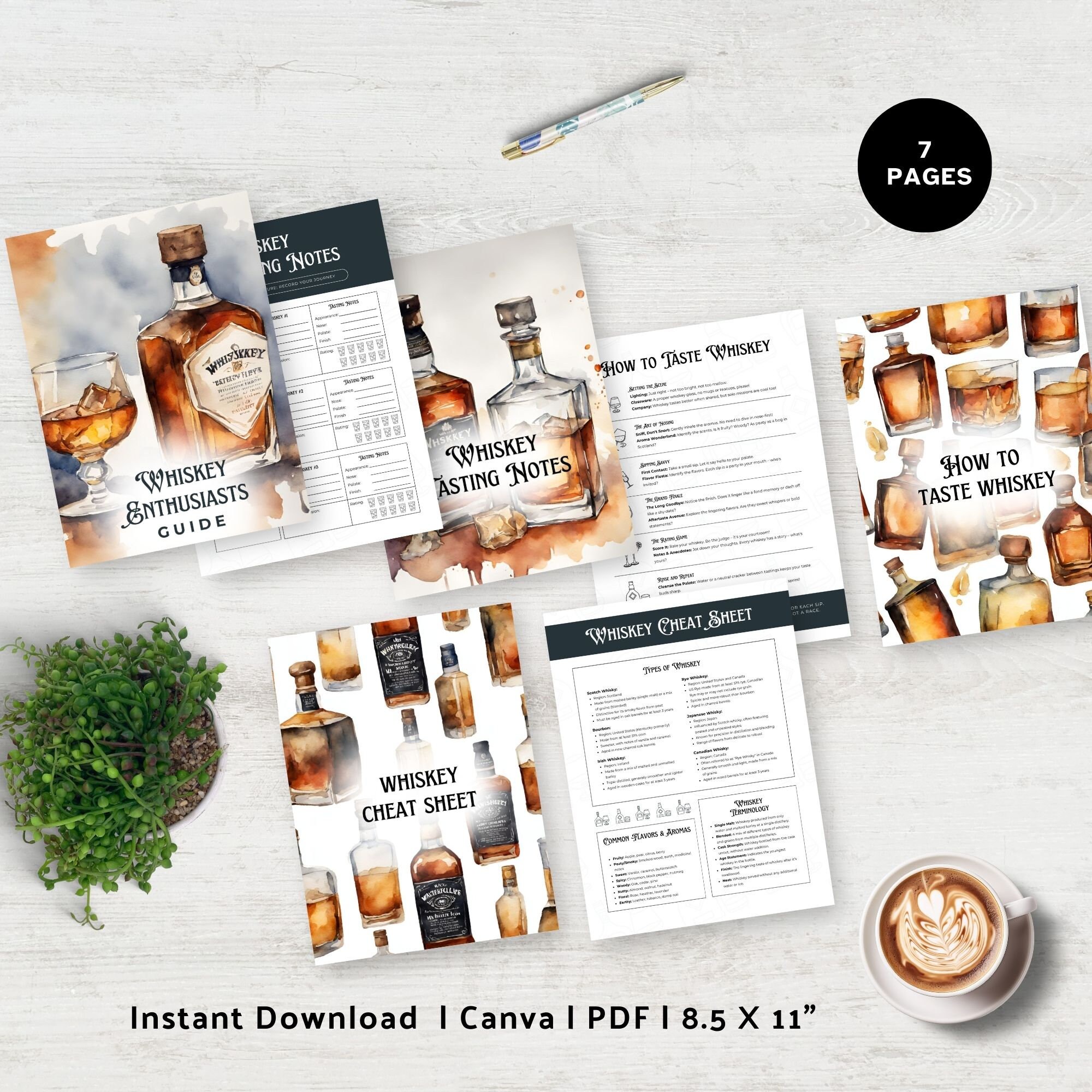 Whiskey Tasting Notes Whiskey Tasting Party Whiskey Tasting Guide ...