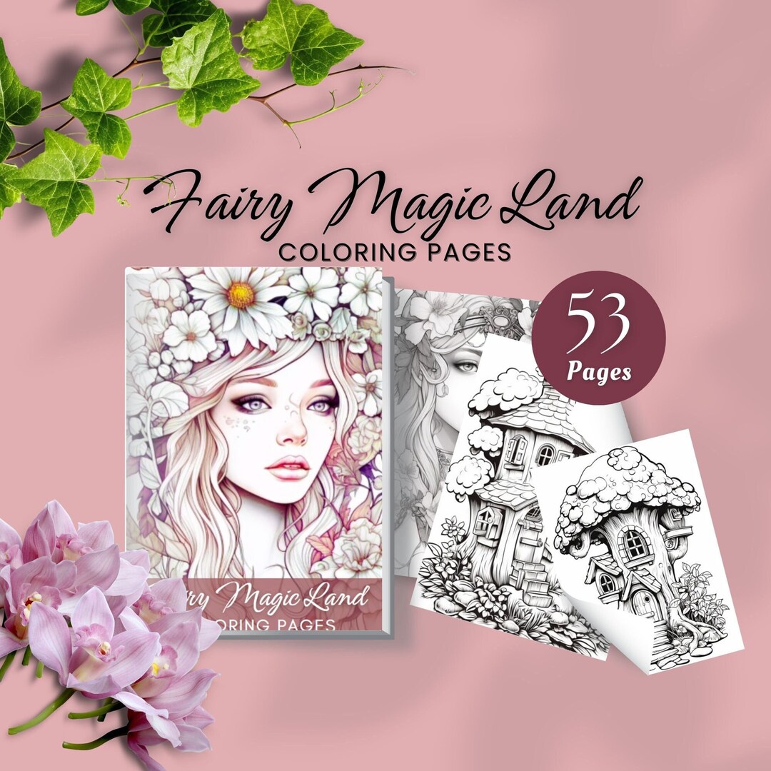 Forest Fairy Coloring Pages Fairy House Colouring Pages Blooming ...