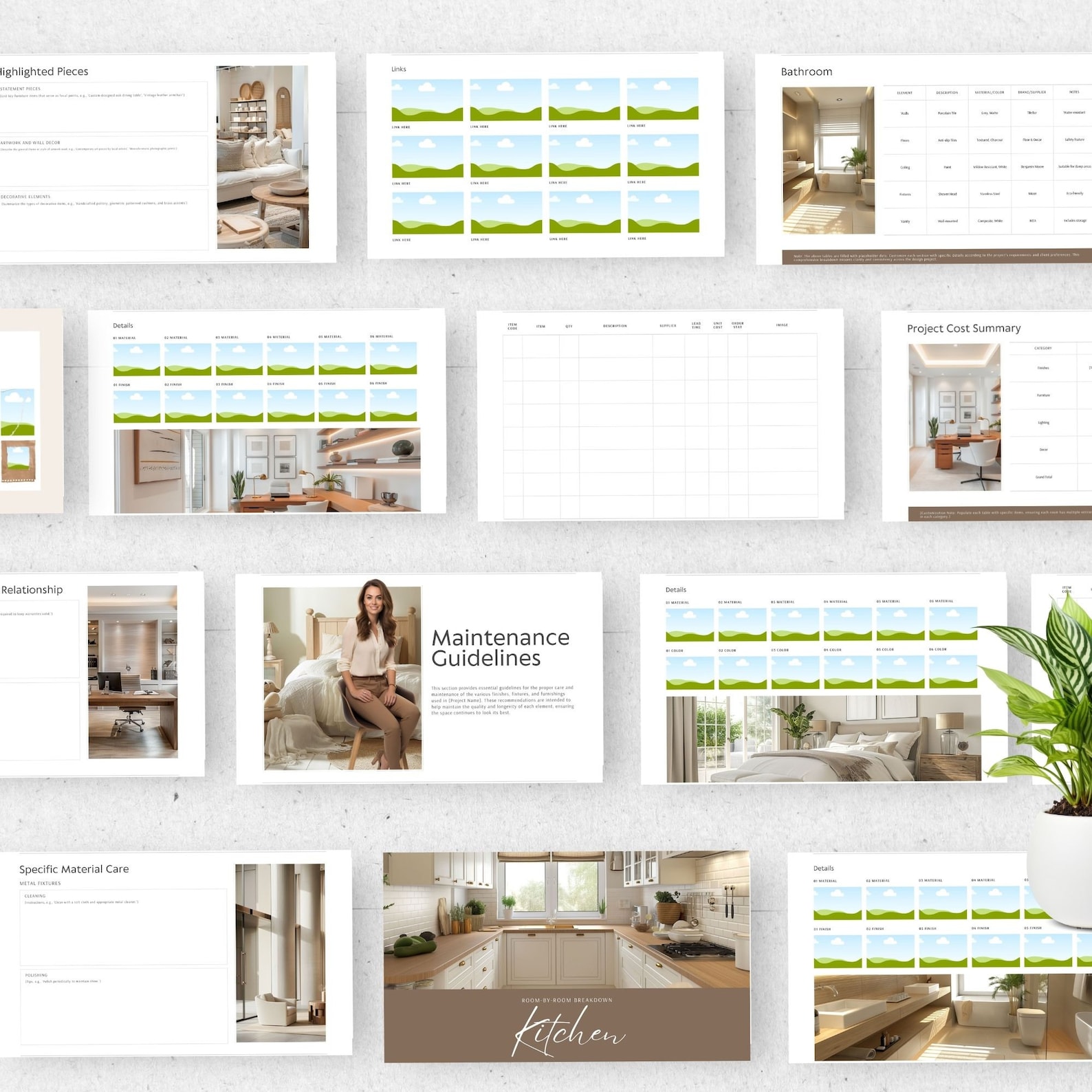 Interior Design Finish Schedule Template Fixtures for Interior Designer ...